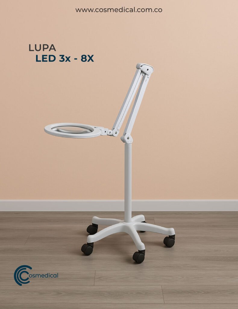 Lupa Led 3x - 8x Dioptrías | Cosmedical